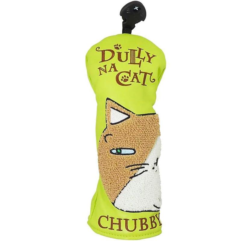 ダリーナキャット(Dully Na Cat) DULLY NA CATDN-UC 02 ヘッドカバー UT ユーティリティー用 チャビー(グリーン)素材：合成皮革サイズ：ユーティリティ用 形状によって装着できない場合がございます番手タグ：ダ...