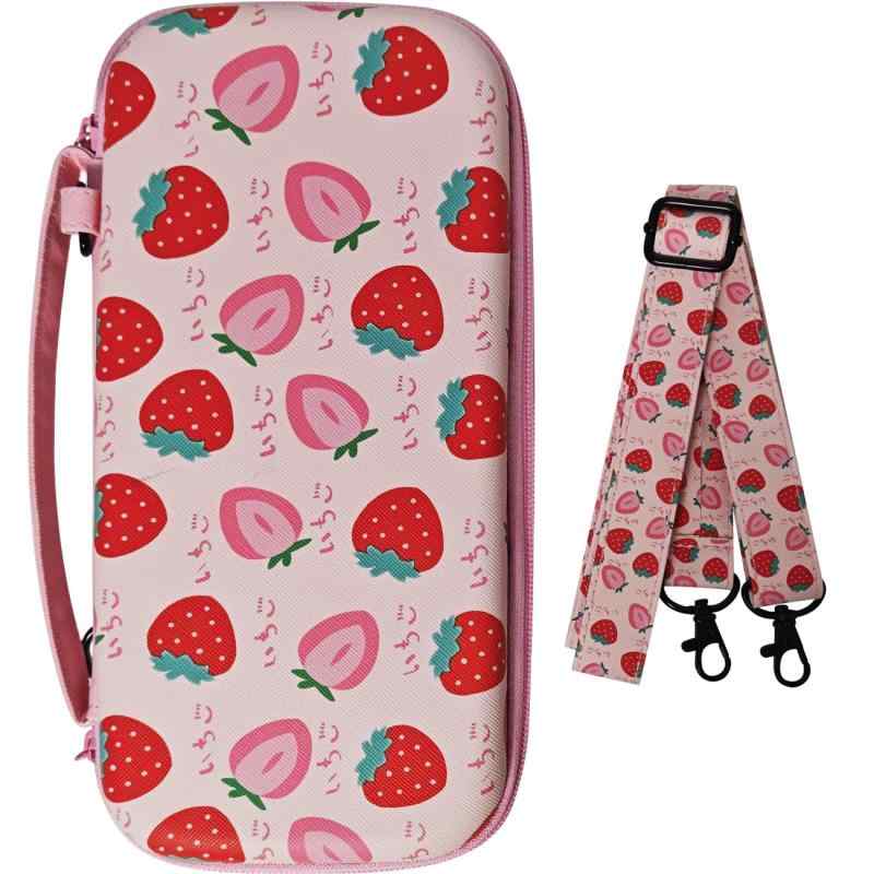 Umora Switch収納 SWITCH OLED 対応 バッグ 保護カバー 防水 可愛い 防塵 耐衝撃 ニンテンドー用 PU ハンドバッグ 任天堂スイッチ カード収納 ショルダーバッグ（クマ）【仕様】Nintendo Switch・Sw...