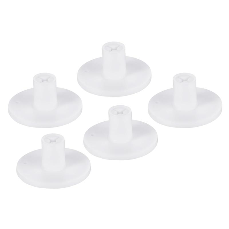 M METERXITY 5個入りゴルフティー - 中空トレーニング用ドライビングレンジティー ゴルフアクセサリー、携帯しやすく柔軟、屋内外コース・打撃クッション対応 (1インチ、ホワイト)使用範囲: ゴルフティーは屋外ゴルフコースや室内打撃...