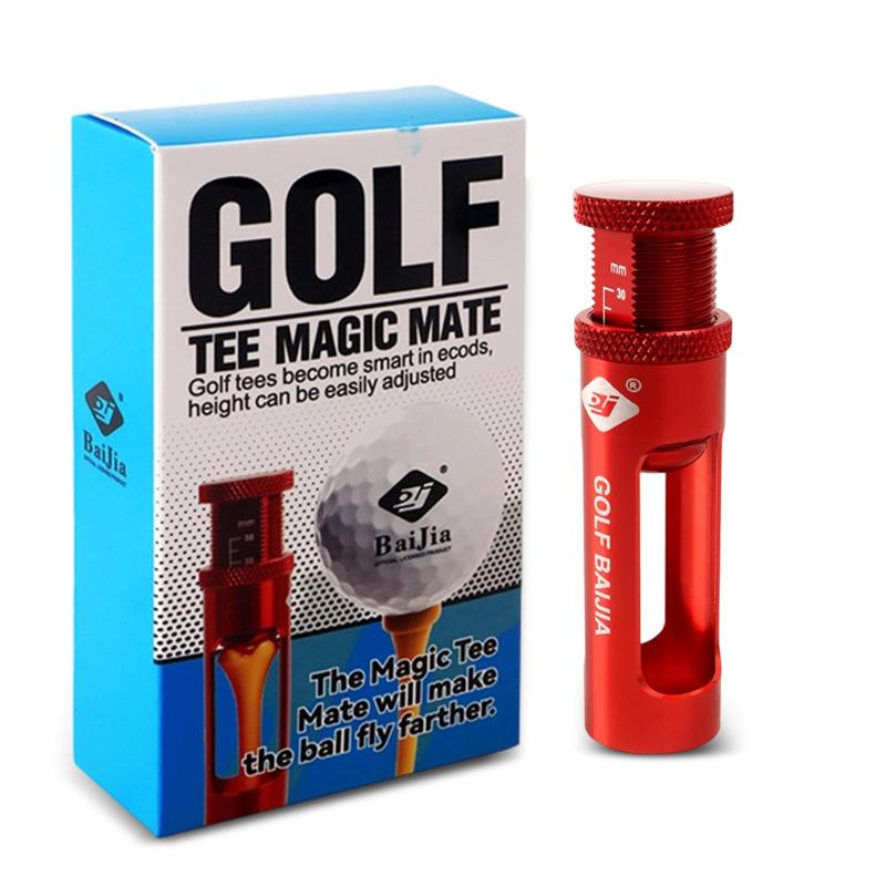 [STEEL-LAND]精密ゴルフティー台高さ調節器 - ゴルフティー台 【均一なショットを実現】軽量合金製 30-50mm調節で最適な弾道を実現使いやすいゴルフティー練習補助ツール [並行輸入品]飛行距離制御の向上：調整可能な高さで最大飛...