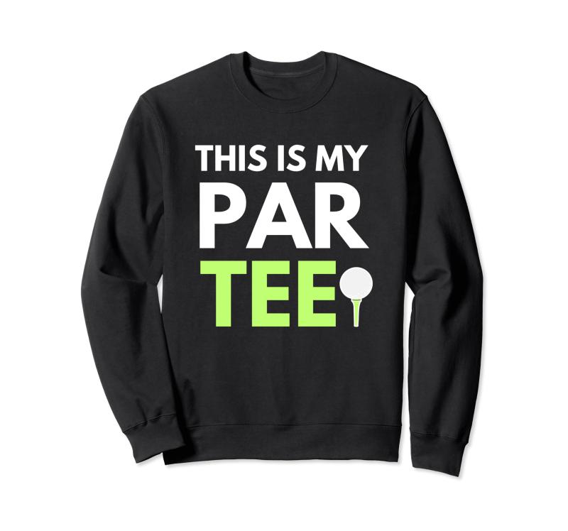 Funny This Is My Par ゴルフコースでのお父さんのためのティーパン。 トレーナーゴルフコースで良いパーティーが大好きなお父さんは、このようなものを気に入るはずです。ゴルフの駄洒落が大好きで、父の日のギフトが必要なお父さんに...