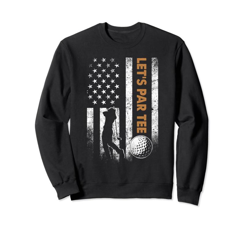 Let's Par Tee Golfing Gifts Dad Father's Day Golf Papa トレーナー