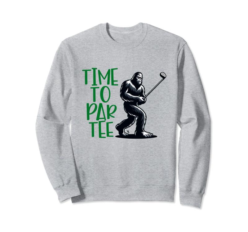 楽しいゴルフユーモア、PAR-TEE、BIGFOOT トレーナーゴルフユーモア