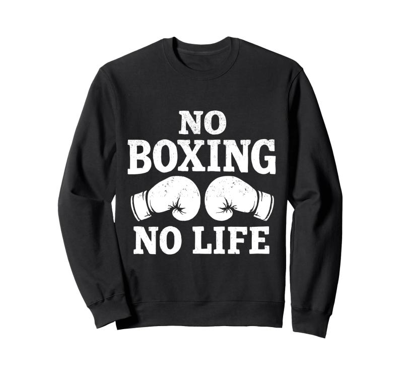 No Boxing No Life ボクシンググローブ ボクシンググローブ トレーナーボクシングファンやボクシング愛好家のためのクールなボクシンググローブデザイン。 どんなシーンにもぴったり この楽しいシャツでガールフレンドを驚かせたり、ボ...