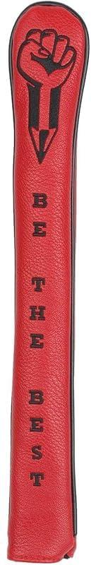 【PUTTSWEE】ゴルフ アライメント スティック カバー Alignment Stick Cover ツアー スティック用 刺繍 合成皮革製 スカル(ドクロ)、クローバー、ベスト、デザイン [並行輸入品]ゴルフ アライメント スティック...