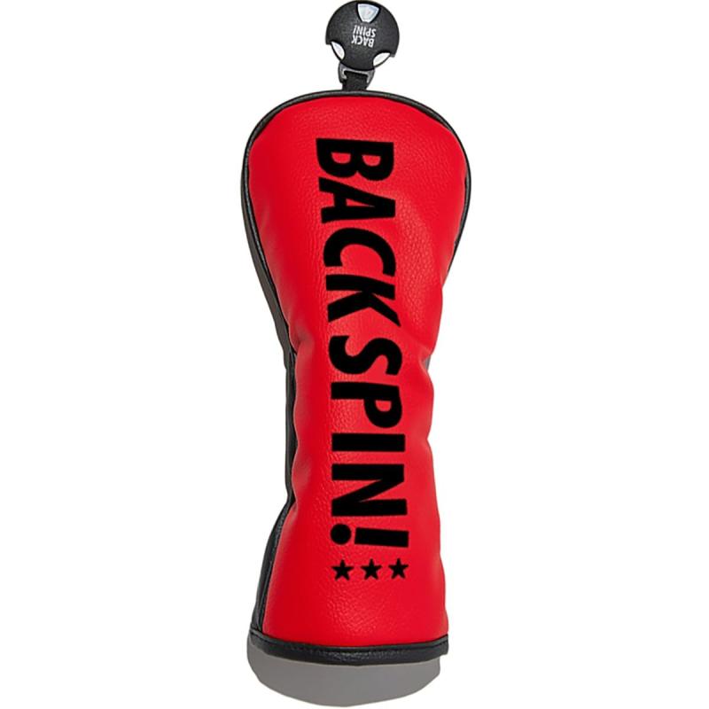 BACK SPIN LOGO PU Head Cover for HYBRID バックスピン 合皮レザー ヘッドカバー ユーティリティ用 おしゃれ 派手 シンプル 星 かっこいいユーティリティ用