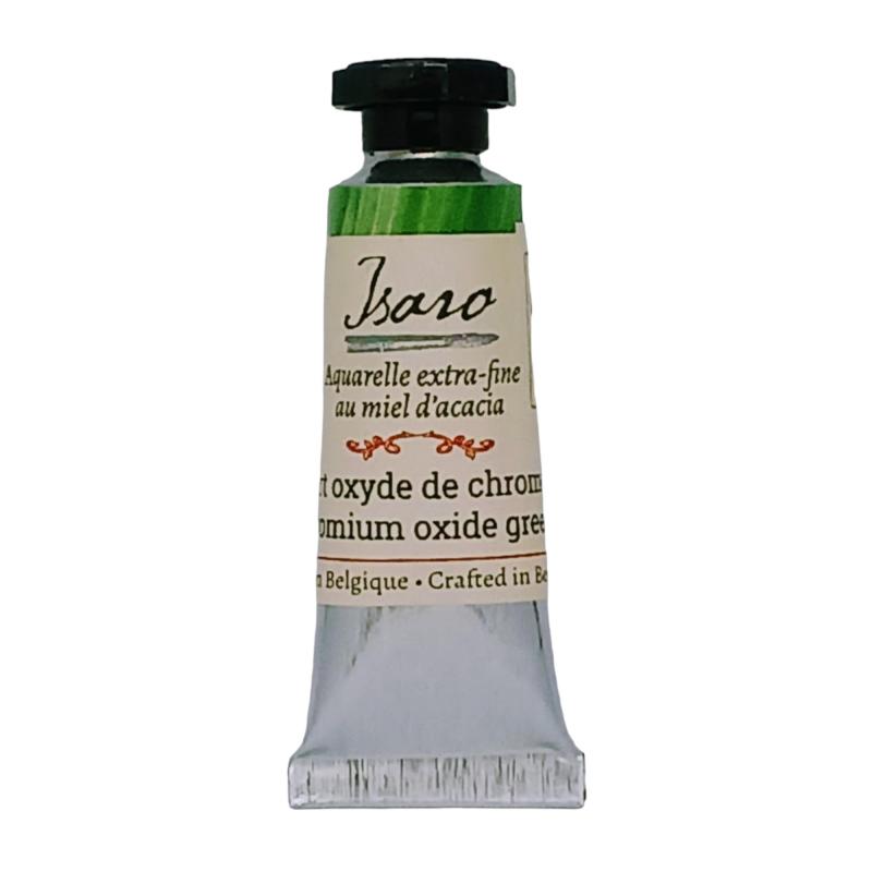 isaro 透明水彩絵の具7mlチューブ (chromium oxide green)