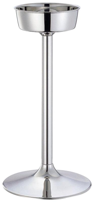 SW 18-8 巻渕 シャンパンクーラースタンド 小外寸 :φ187×H606mm製品重量:2.21kg材質:18-8ステンレス