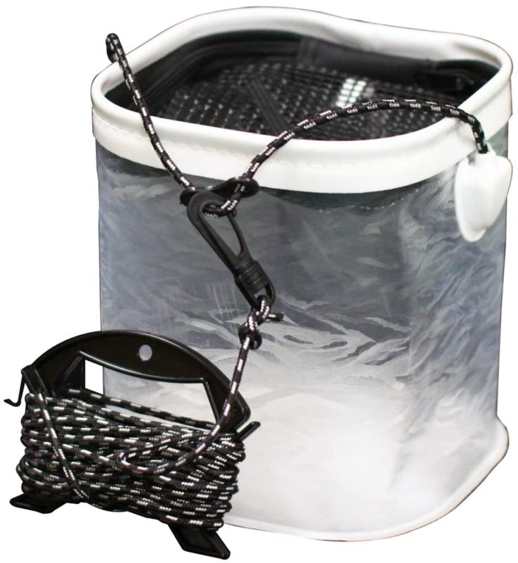 マルシン漁具 バケツ スケルトンバケツ角