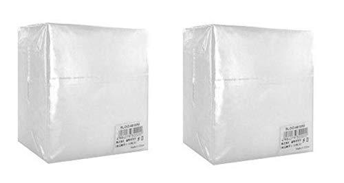 両面100枚（200枚収納）MAG-LABO不織布100P (200枚収納可) 100枚入り CD、DVDケース 両面不織布(白) ML-DVD-AB100PW