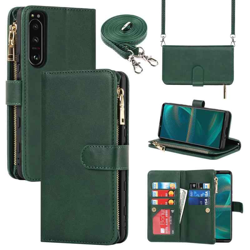 DKLLwallet leather case for Sony 5 III【スタンド機能】：スタンド機能が付いて、横向いて斜めに立てて、お好きな角度に調整することができ、映画や読書を楽しむ際に両手を開放され、とてもの便利さを持ちます。【内...