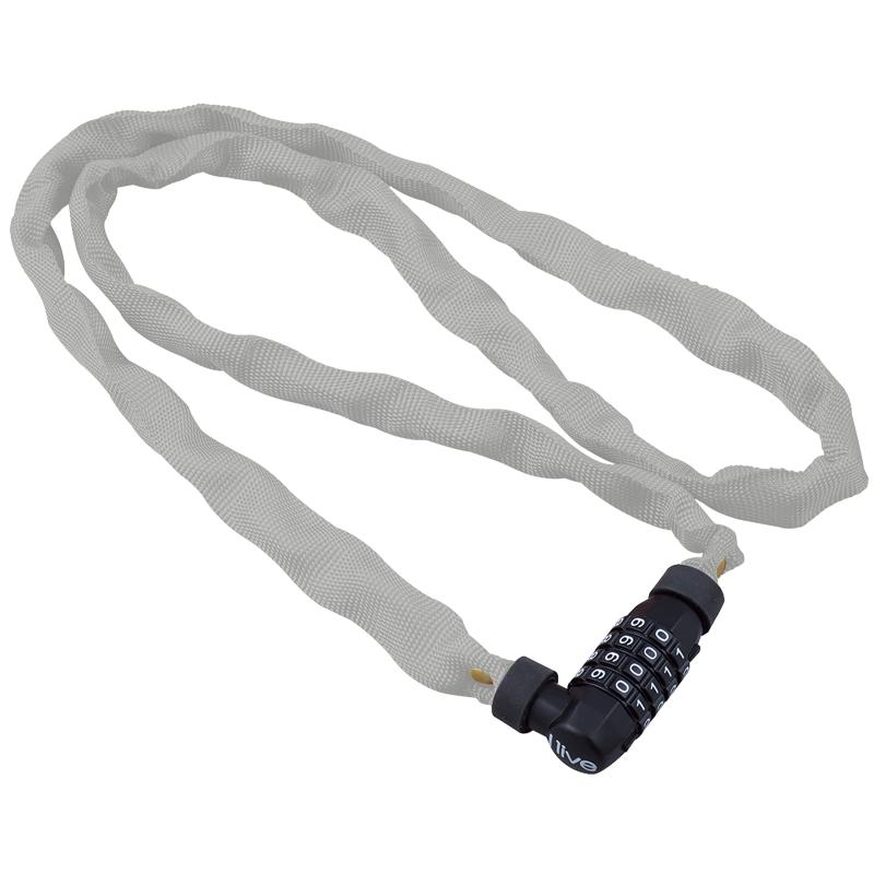 I live(アイリブ) 自転車用チェーンロック [I liveチェーンロック] 暗証番号可変ダイヤル式