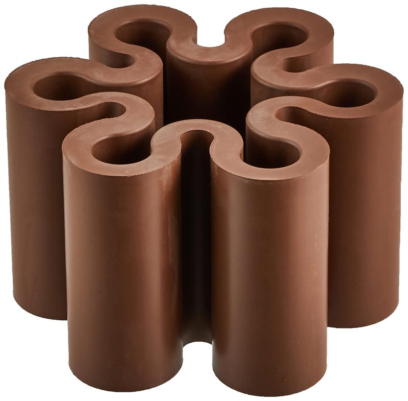 +d 傘立て スプラッシュ スタンダード ブラウン D-011-BR本体サイズ:幅15.7×奥行14.2×高さ9.6cm材質:合成ゴム原産国:日本デザイナー:浅野泰弘収納本数:最大12~15本