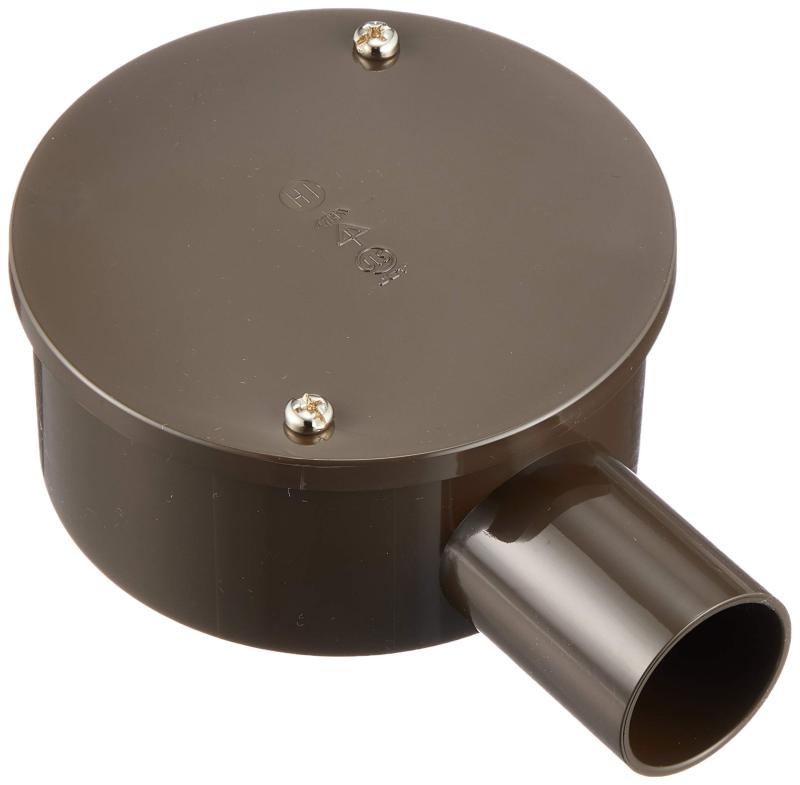 未来工業 露出用丸形ボックス カブセ蓋 適合管VE22 チョコレート 1個価格 PVM22-1KT掲載されている画像は実際と異なります。メーカー型番:PVM22-1KT