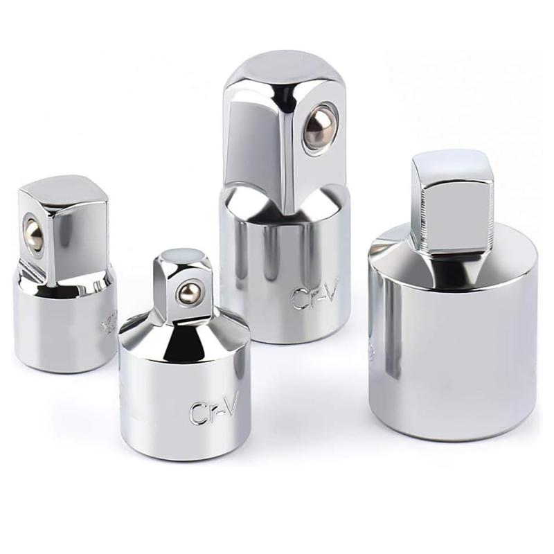 ソケットアダプターセット 1/2“ 3/8” 1/4“差込角変換アダプター🍁【用途】:差込角の異なるソケットとハンドルを接続するアダプターです🍁【仕様】:凹6.35mm×凸9.5mm・凹9.5mm×凸6.35...