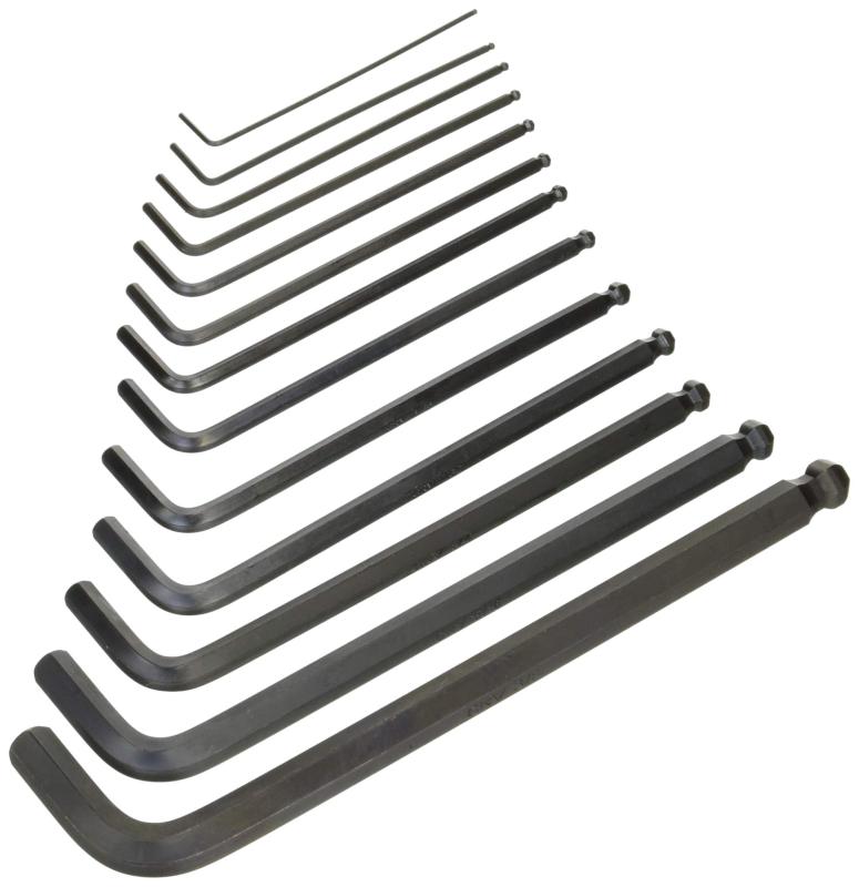 【Aebs[エービス]】六角レンチセット(インチサイズ)ヘキサゴンレンチセット ボール付き 工具 【安心の6ヶ月】【aiNET[アイネット]】 19251