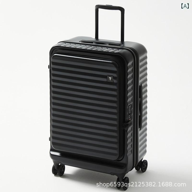 ・開閉方式: ジッパー・素材: PC・機能: 通気性、防水、超軽量、保温、抗菌、耐摩耗、拡張、軽減、収納可能、前開き、機内持ち込み可能・キャスター: 旋回輪・カラー展開: ブラック、ホワイト、グリーン、ピンク、白配黒、イエロー・サイズ展開:...