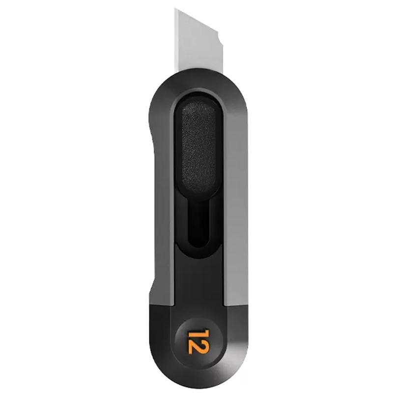 Deli 段ボールカッター カッターナイフ 安全な自動格納刃 小型カッター 多用途 携帯便利 ミニカッター ボックスオープナー カートンの開梱と切断用 レターオープナー 事務用品 文房具用品 【伸縮カッター】切りたい時だけ必要な切れ味を発揮...