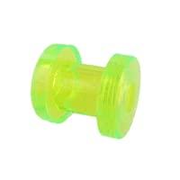 [PIAcollection] ボディピアス 透明ピアス アクリル フレッシュトンネル 00G グリーン frtac00ggr素材：アクリル ゲージ:00G(約10mm) 全長：約11mm　内径：約6mm　ヘッド径：約14mm●サイズやカラ...