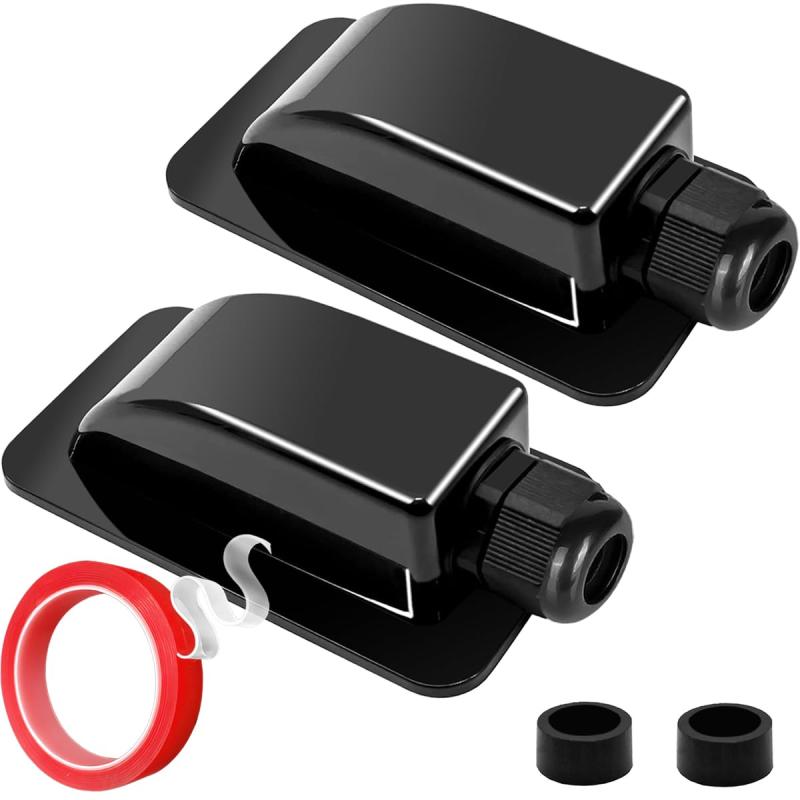 Xiatiaosann 防水ソーラーケーブルエントリーグランド ダブルケーブルエントリーグランド すべてのケーブルタイプに対応3mm² から 12mm² キャンピングカー バン RV トレーラーの屋根 ボート キ用途：シングルポートエントリ...