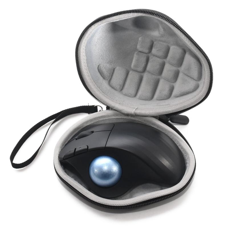 [very Marble] 互換品 マウスケース マウス ケース 収納 Logicool ロジクール M575GR M575S 専用 収納ケース(ハードタイプ) トラックボール ワイヤレス logi (ケースのみ)Logitech MX E...