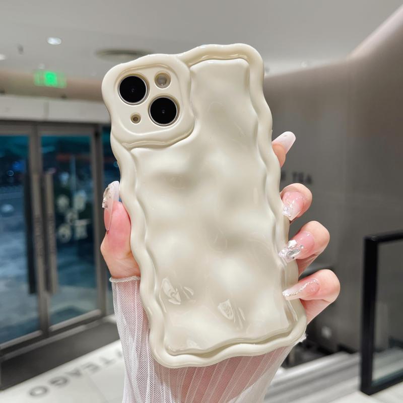 ZTOFERA iPhone用 ウェーブ シェイプ ケース