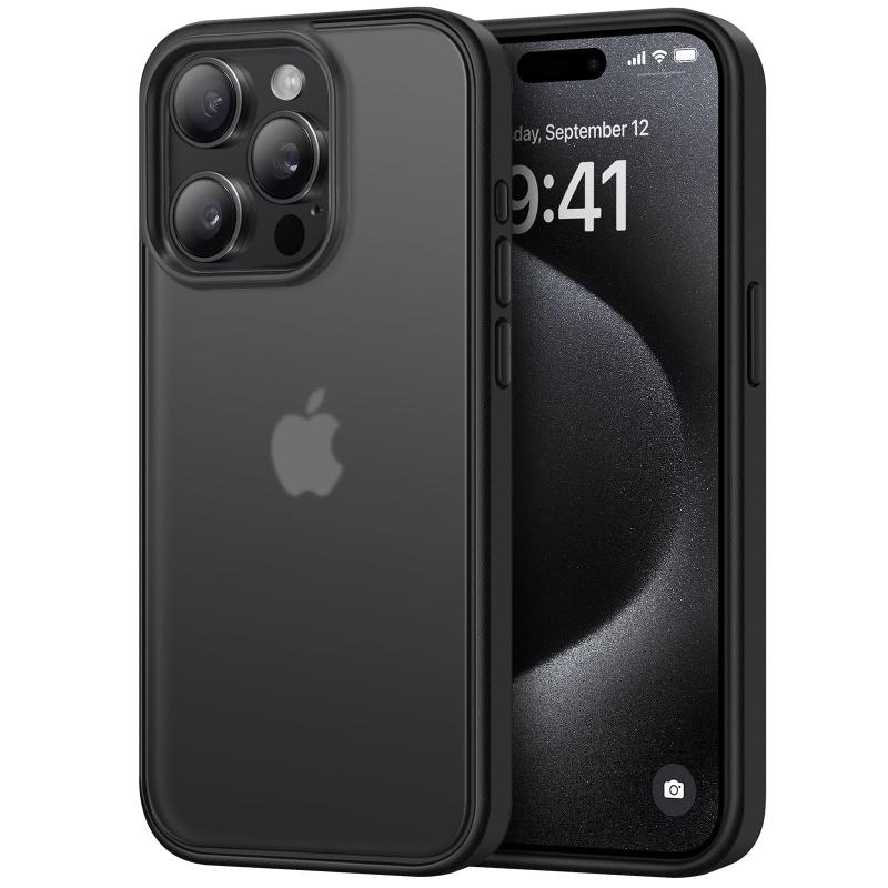 TENDLIN iPhone 15 Pro Max 用ケース 半透明 マット感 擦り傷防止 指紋防止 薄型 対応 アイフォン15 Pro Max カバー【一体型設計・フィット感満点】iPhone 15 Pro Max に 従って精密設計され...