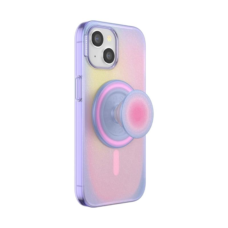 PopSockets Japan - ポップソケッツ ジャパン PopCase iPhone 15 ラウンドポップグリップ付き MagSafe対応 ワイヤレス充電対応