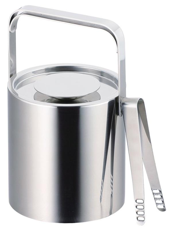 佐野製作所(Sanoseisakusho) Mr.スリム ニューダブルアイスペール (フタ付) 1350ml MR-378 日本製本体サイズ:130×130×140mm本体重量:870g素材・材質:18-8ステンレス原産国:日本