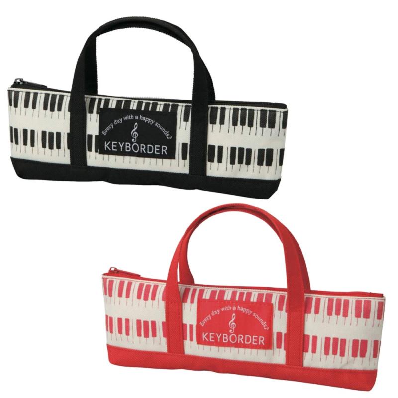 ペンケース（KEYBORDER）ブラックサイズ：幅約8×高さ20×奥行5cm材質：ポリエステル重量：約18g