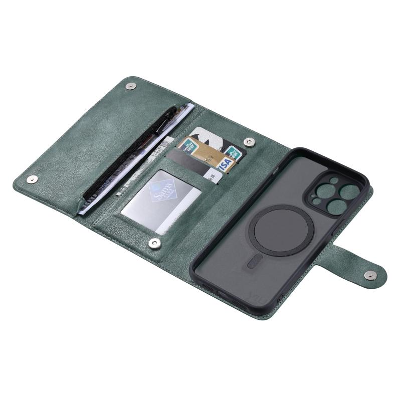 Smartist ViLi GV iPhone 15 Pro Max 対応 財布型 取外し可能 ケース 分離式 2way カード収納 ストラップ付