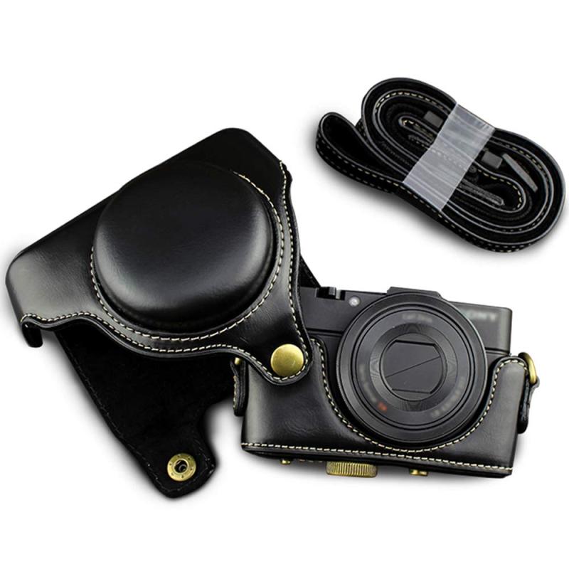 カメラケース Cyber-shot RX100 M2 M3 M4 M5 カメラバック ミラーレス一眼 DCS-RX100シリーズ DSC-RX100M2 DSC-RX100M3 DSC-RX100M4 DSC-RX100M5 対応 PU皮革...