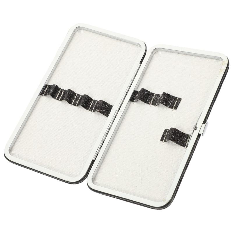 Beaupretty まつげピンセットケース 薄型ポータブルピンセットホルダー 磁気開閉式 ピンセット収納ボックス 収納オーガナイザー 6.10×3.15×0.59インチコンパクトな実用設計：15.50×8.00×1.50cmの薄型サイズで...