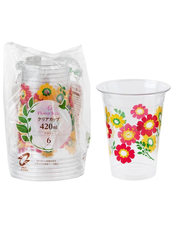 ストリックスデザイン ビアカップ クリアカップ 20個入り クリア 420ml 約口径92mm高さ114mm 日本製 再生PET イベント スポーツ アウトドア SD-154