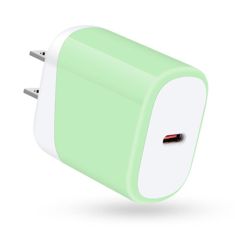 Viviber 20w usb-c電源アダプター 急速充電器 Type-C ACアダプター iPhone15 pd タイプC充電器 USB C-USB Cケーブル1本付き 携帯充電器 pd 充電ケーブル アンドロイド充電器 USB C コン...