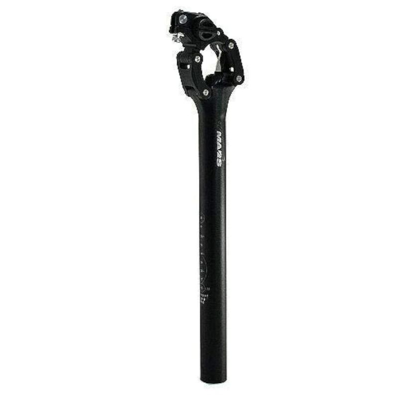 TMARS SD-475 Suspension Seat Post with Paralleogram system 31.6x400mm, Black #ST1744- Meterial: Alloy 6061 3D Forged Tub...