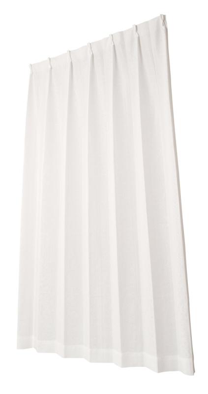 ユニベール ミラーレースカーテン アングルレース ホワイト 幅100 2枚組