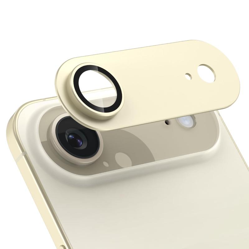 Tomaka 対応 iPhone17 Air 用の カメラフィルム カメラ保護 9H強化ガラス アルミ合金 一体型 アイフォン17 エア 用のレンズカバー 耐衝撃 全面保護 いphone17 air 用の カメラカバー 露出オーバー防止 1...