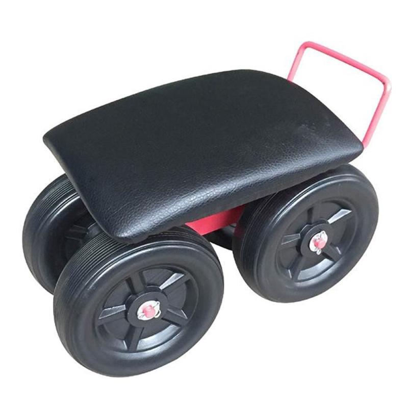 マツモト 腰掛作業車 クッション付き TC-4507SPクッション付きで長時間の作業でも疲れにくい