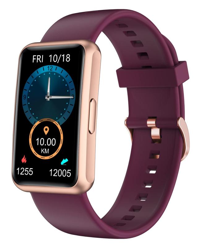 HUAKUA 歩数計 リストバンド型 大画面 スマートウォッチ スマホ/アプリ不要 Bluetoothなし 歩数 距離記録 アラーム ストップウォッチ タイマー 5種類文字盤 IP68防水 操作も簡単 日本語説明書付き