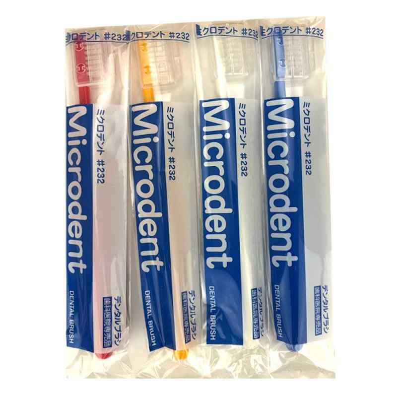 白水貿易 ミクロデント(Microdent) 20本 (＃232)ミクロデントは歯間部や歯頸部、最後方臼歯も容易にブラッシングできる、扱いやすくコストパフォーマンスにも優れたデンタルブラシです。ブラシ素材にはデュポン社の『タイネックス』を使...