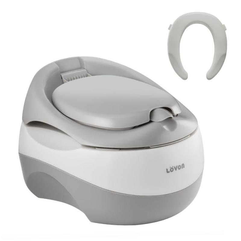 Lovon 3WAYおまる【ご愛用者様 累計万個突破】PUクッション付き 補助便座&amp;踏み台 | 北欧デザイン 子供 トイレ 便座 | 幼児のトイトレが楽しくなる | おまる 男の子 女の子 1歳〜3歳対象 | 安✔ 【1台3役賢い選...