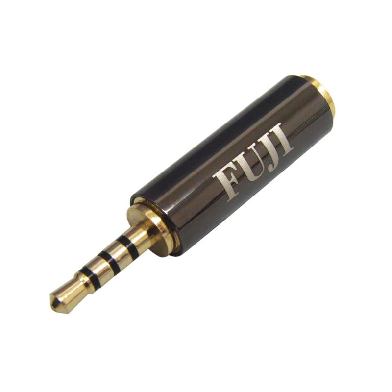 F-Factory 4極 2.5mm 超ミニプラグ(オス) - 4極 3.5mm ミニプラグ(メス) 4極 3.5mm ミニプラグ(オス) - 4極 2.5mm 超ミニプラグ(メス) 変換プラグ 変換アダプタ