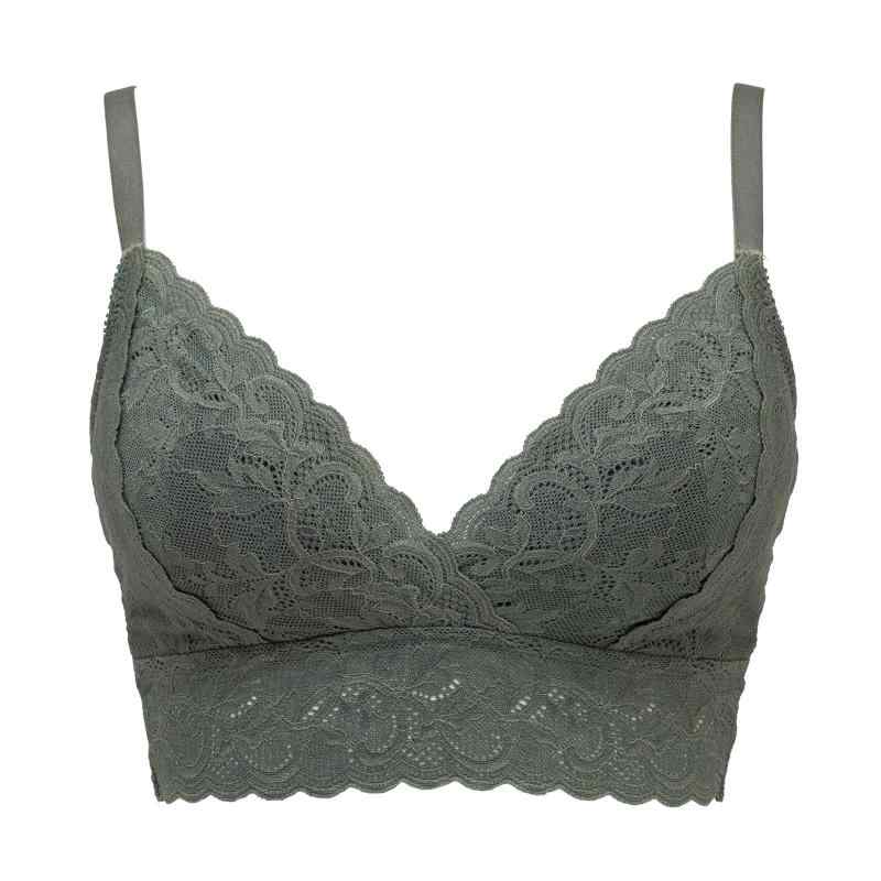 LECIEN(ルシアン) ノンワイヤーブラ 伸びるレースラクなのにシルエットきれい マジカルフィット®Beauty ハーフトップレディース【マジカルフィットBeautyとは】ラクだけじゃくて、美しさにもこだわりたいあなたに。総レースタイプの...