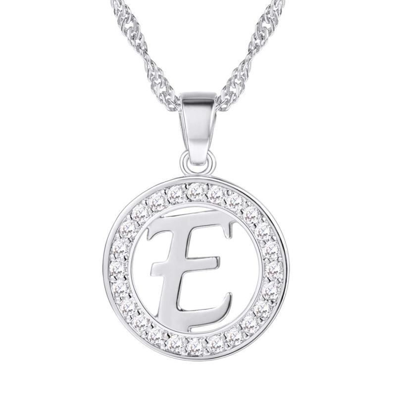 [Suplight] ネックレス レディース 人気 シルバー イニシャル アルファベット ペンダント メンズ ジルコニア アクセサリー[イニシャルネックレス] 可憐でさり気のないクラシカル感を込めたイニシャルネックレスです。特別なイニシャル...