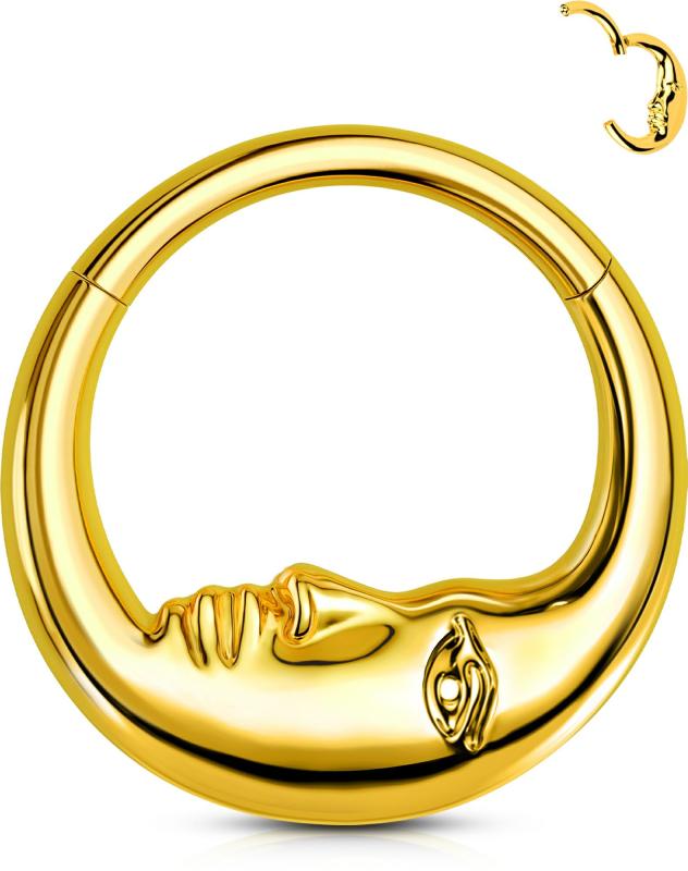 [OUFER] Cartilage Earring Hoops 16G Septum Ring Titanium Helix Piercing Jewellery Tragus Conch Daith Rook Snug Earring R...