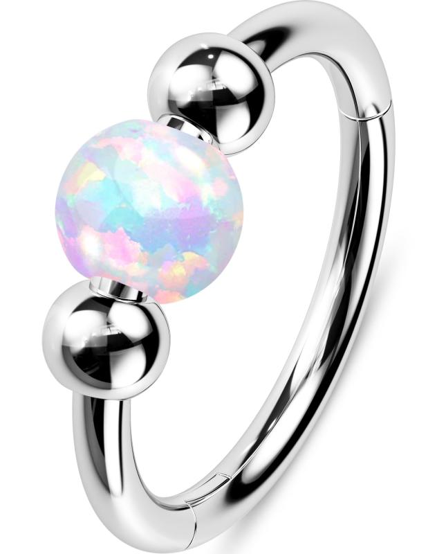 OUFER Cartilage Earring Hoops 316L Stainless Steel Nose Piercing Jewellery 18G Helix Tragus Daith Snug Rings Conch Nose ...