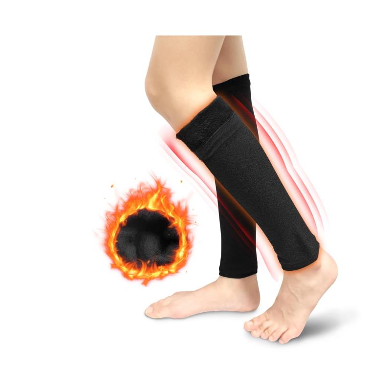 [Peabownn] レッグウォーマー レディース メンズ ロング 毛玉ができないデ - あたため 足首ウォーマー 極厚手、弾力性が良く、滑りにくい 冷え性対策【 毛玉なし、脱げにくい、ふくらはぎ温めるグッズ デザインアップ 】レッグウォー...