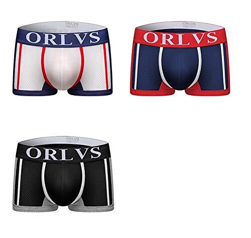 3枚セットORLVSローライズボクサーONEPANTブランド　ORLVS3枚セット素材 ナイロンMサイズ平置き32-34CMLサイズ平置き34-36CM当商品は衛生管理上の理由によりご着用の有無にかかわらず、商品お届け後のお客様都合によるご...