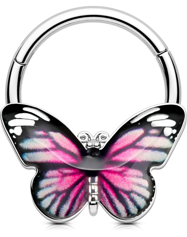 OUFER Body Piercing 鼻中隔リング 16G 10mm 開閉式 316Lステンレススチール 耳骨/軟骨用 男女兼用 Septum Helix Tragus Rings Hoop Piercing Jewelleryヘリックス...